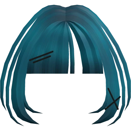 cute cyan hair bangs | Roblox Item - Rolimon's