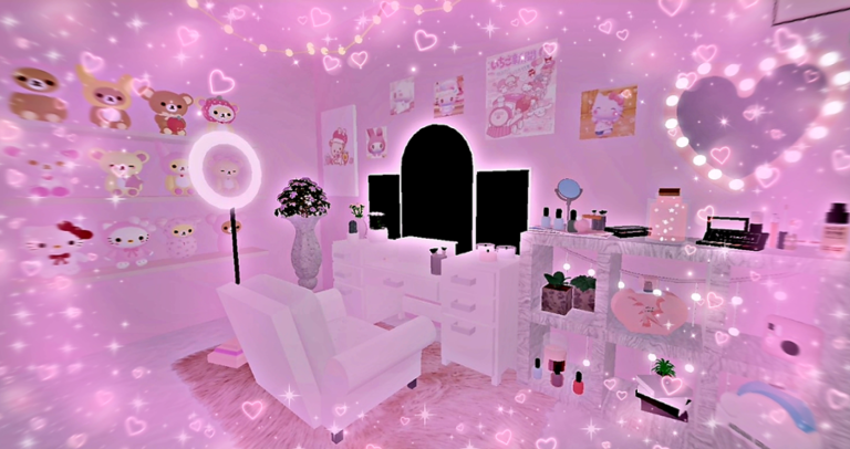 Habitación de chica gamer - Roblox