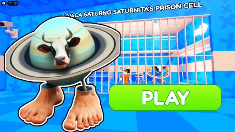 LA VACA SATURNO SATURNITA'S PRISON RUN! (Obby) - Roblox