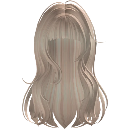 Flowy Long Hair With Bangs (Blonde) | Roblox Item - Rolimon's
