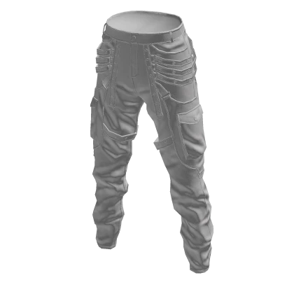 White evade goth cargo pants | Roblox Item - Rolimon's