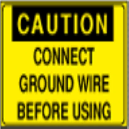 Ground wire sign