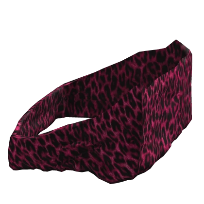 Pink Cheetah Grunge Arm Scarf (Left) | Roblox Item - Rolimon's