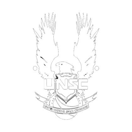 unsc logo white transparent for longsword