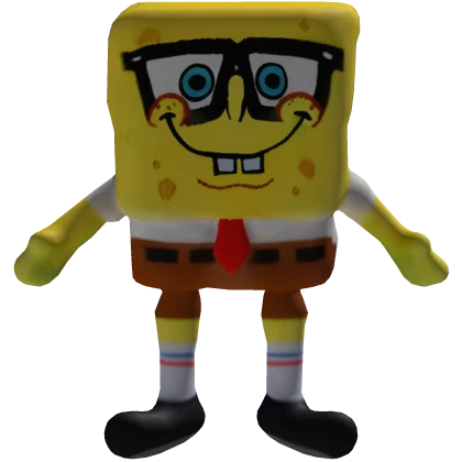 Nerd Sponge-Bob Freakbob Shoulder Pal | Roblox Item - Rolimon's