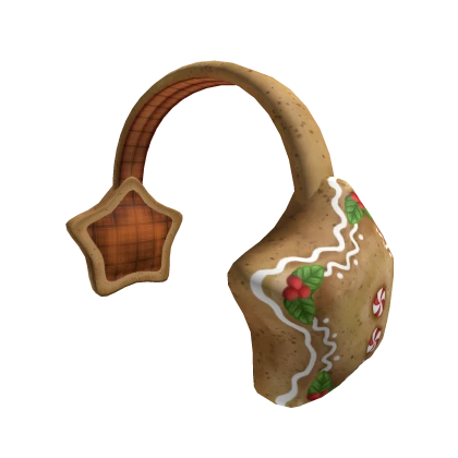 Christmas Gingerbread Earmuffs | Roblox Item - Rolimon's
