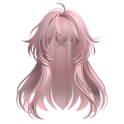 Gaya Rambut Gadis Anime (Pink) - Roblox