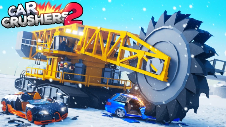 [Escavador! ] Car Crushers 2 - Simulação Física - Roblox