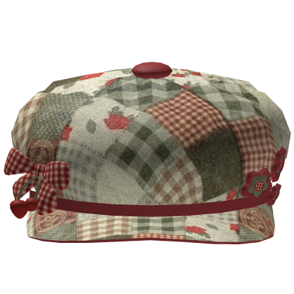 Verde Rojo igary cottagecore cereza boina mori kei - Roblox