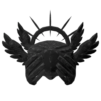 Black Weeping Angel Face Veil - Roblox
