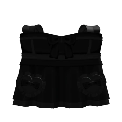 black cute coquette sweet dollette dress | Roblox Item - Rolimon's