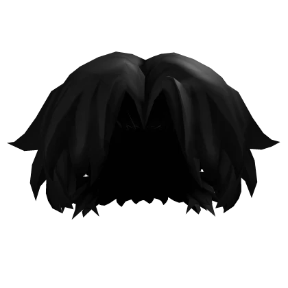 Black Messy Middle Part | Roblox Item - Rolimon's
