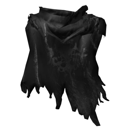 Pure Black Torn Cape | Roblox Item - Rolimon's