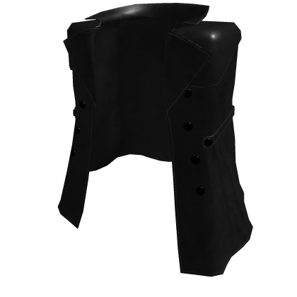 ♾️ Classic Black leather trench coat (PBR) | Roblox Item - Rolimon's