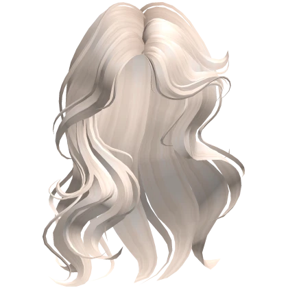 Voluminous Wavy Girly Hair in Pastel Beige | Roblox Item - Rolimon's