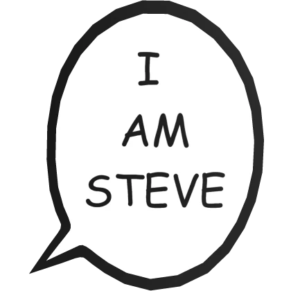 I Am STEVE | Roblox Item - Rolimon's