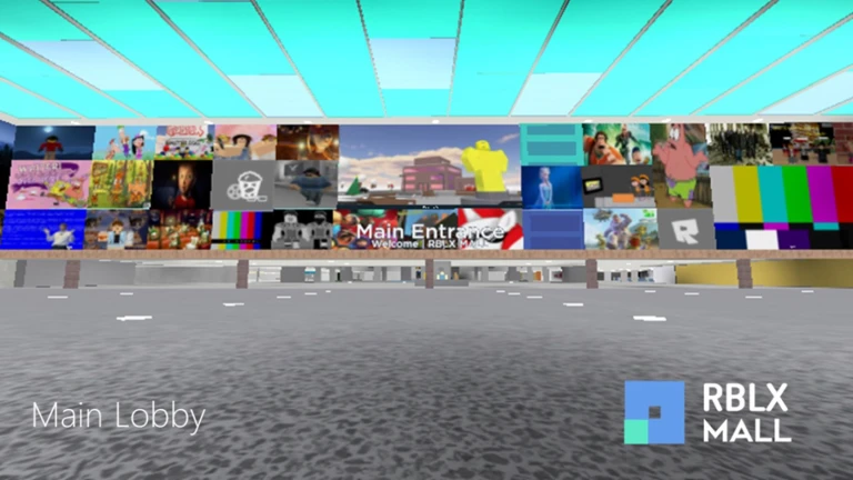 RBLX Land : centre commercial et tour de bureaux - Roblox