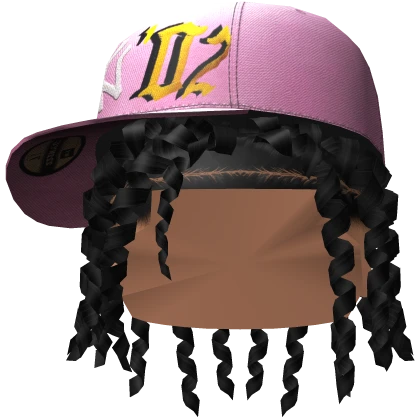 Curly 2 Strand Twist w LA Dandy Hats | Roblox Item - Rolimon's