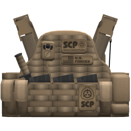 Armadura Corporal Táctica SCP - Beige del Desierto - Roblox