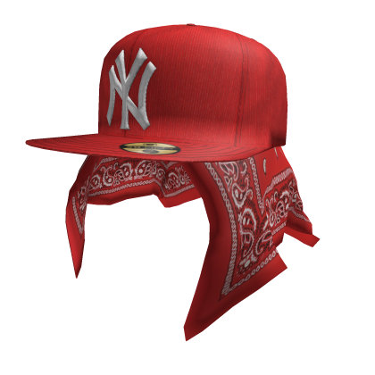 Yankee Merah Dengan Bandana - Roblox