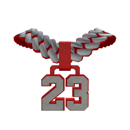NBA 2.0 Red Iced Out Chain 23 Michael Jordan - Roblox