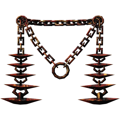 Rusty Spiked Chained Shackles | Roblox Item - Rolimon's