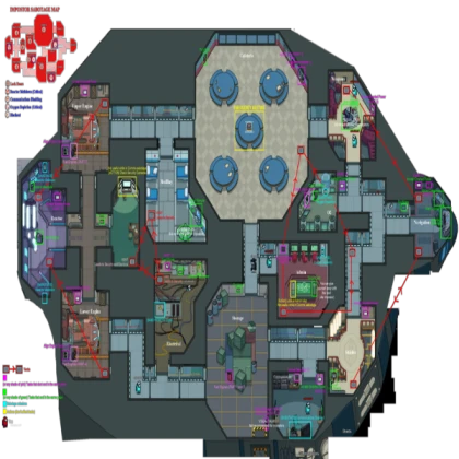 Among Us Map Guide - Skeld
