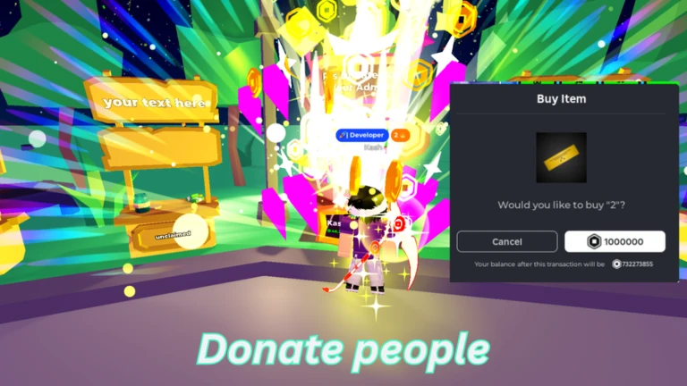 Pls Donate But Ur Admin[100K VISITS ] - Roblox