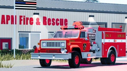 [ FIRETRUCK ] แข่งรถบนที่ราบอเมริกัน - Roblox
