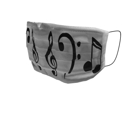 musis note medical face mask | Roblox Item - Rolimon's