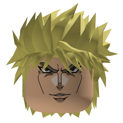Dio Brando Head Hair Face (JoJo) | Roblox Item - Rolimon's