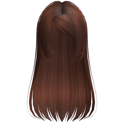 side swoop straight hair auburn | Roblox Item - Rolimon's