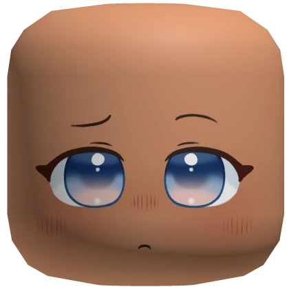 Disappointed Blue Eyed Chibi Face | Roblox Item - Rolimon's