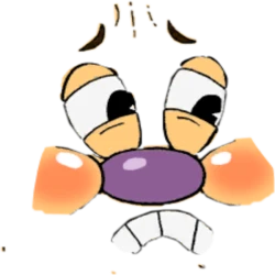 Cuphead weepy face