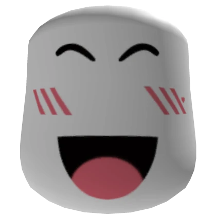 Super Happy Face Cheeks White (SSHF) | Roblox Item - Rolimon's
