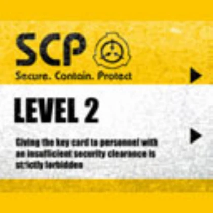 SCP Level 2 Keycard