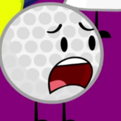bfdi scared golf ball in yoyle land