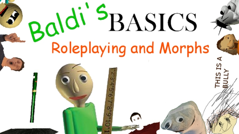 [Golden bald!] Baldi, Billy's Basic e baldina rp - Roblox