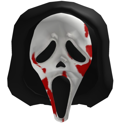 Dicelupkan Screaming Ghost Mask berkerudung - Roblox