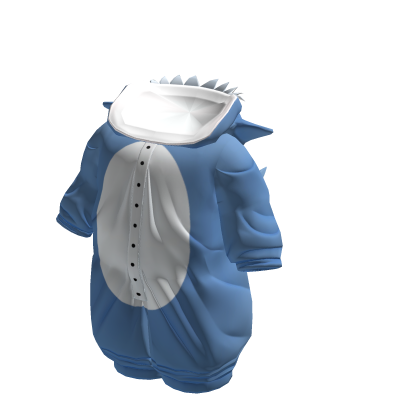 Onesie Hiu Mewah Lucu - Biru - Roblox