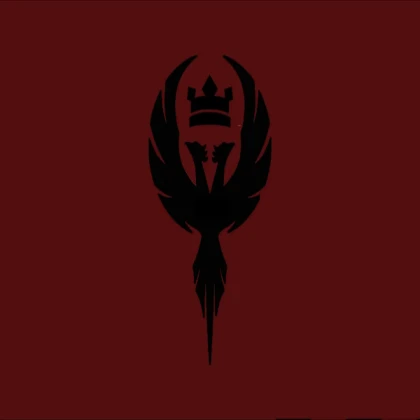 Red Fictional Medieval Flag