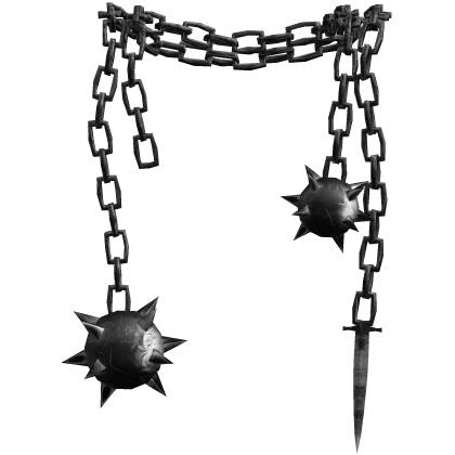 Black Neck Chains With Dagger | Roblox Item - Rolimon's