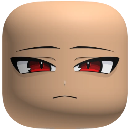 Stern Anime Protagonist Face - Light | Roblox Item - Rolimon's