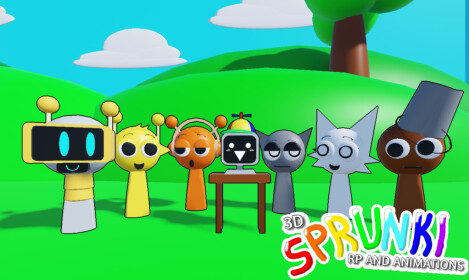 3D Sprunki RP And Animations - Roblox