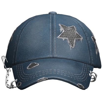 Cap Jeans Thrifted Berlubang Dicuci Grunge 2000s Y2K - Roblox