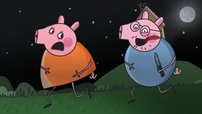 Survive Daddy Pig The Killer! - Roblox