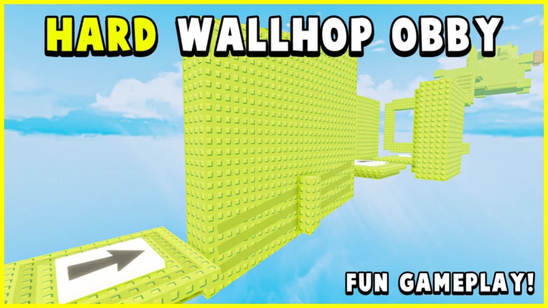 Obby de Wall Hop casi IMPOSIBLE - Roblox
