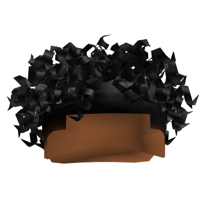 Preto Curly Afro - Roblox