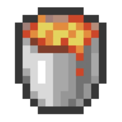 minecraft lava bucket 1