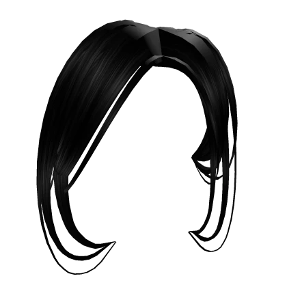 NewSide Bangs & Fashionista Bangs combo in black | Roblox Item - Rolimon's